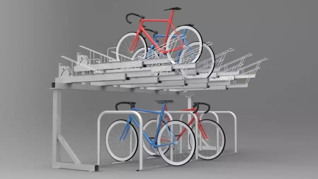 The best storage solution: Two tier bike racks - Bike Dock Solutions Blog