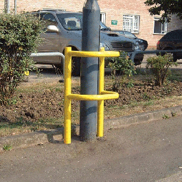 SS Two Hooped Column Protector